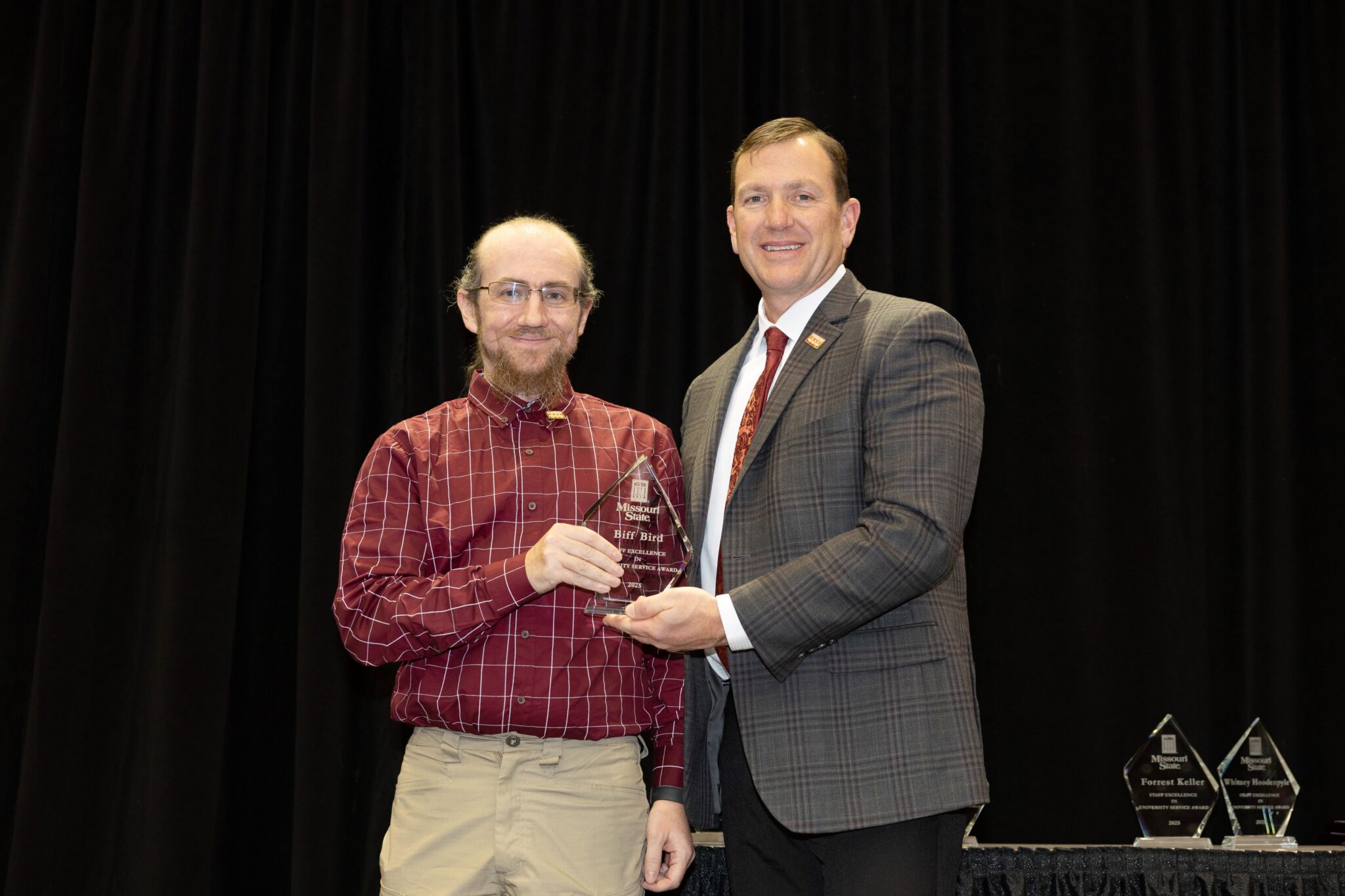 Biff Bird receives Staff Excellence in University Service Award - News ...